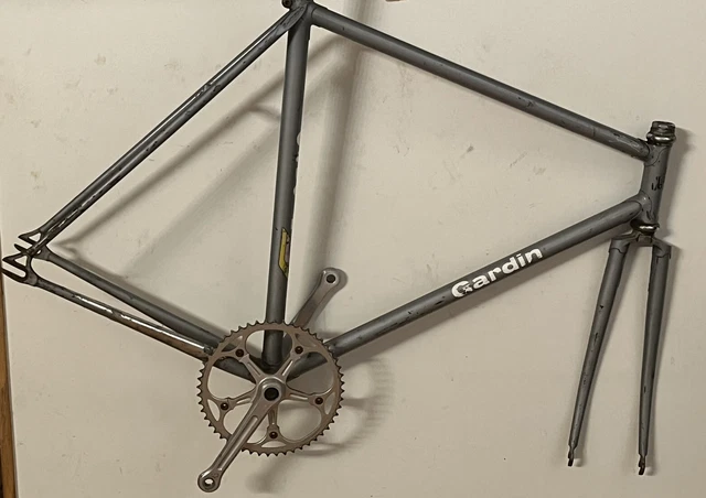 RARE VINTAGE JOE Gardin Track Bike Frame 54cm Sugino Sprocket ...
