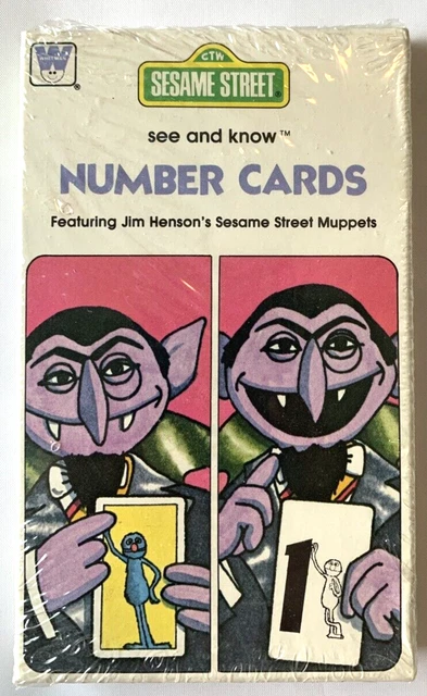 SESAME STREET SEE and Know Number Cards ~ Jim Henson's Sesame Street ...