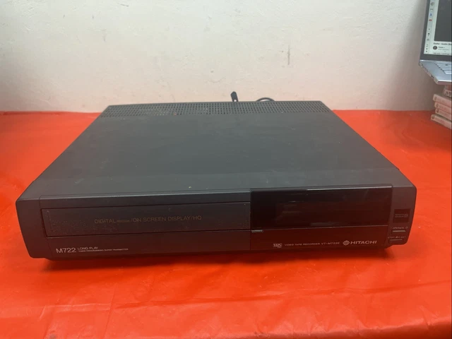HITACHI M722 VCR VHS Video Tape Recorder Player- £29.99 - PicClick UK
