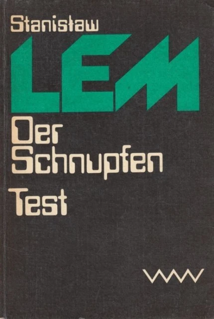 BUCH: DER SCHNUPFEN. Der Test, Lem, Stanislaw. 1980, Verlag Volk und ...