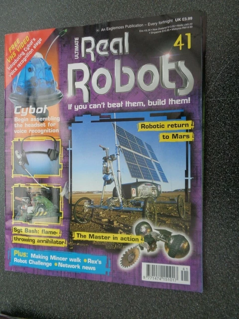 EAGLEMOSS UNUSED REAL Robots Magazine Ultimate ISSUE 41 no parts £3.99 ...