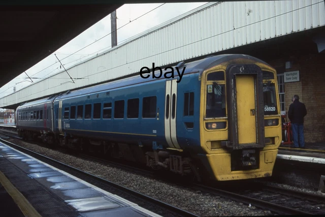 35MM RAILWAY SLIDE - DMU Class 158. 158820 @ Warrington £2.99 - PicClick UK