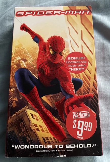 SPIDER-MAN (2002 FORMER Blockbuster Rental VHS, Read Description) £4.70 ...