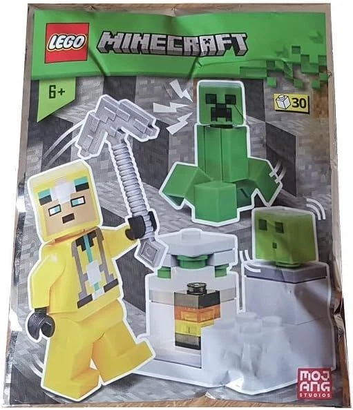 LEGO MINECRAFT CAVE Exploreur Creeper Et Slime Mini Figurine Pack ...