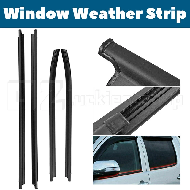 FIT TOYOTA HILUX Double Cab Window Glass Seals Rubber 05-15 Window ...
