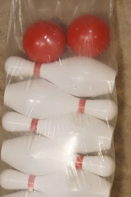 1950'S SPARE TIME Bowling Transogram Toy Plastic Set NOS in Original ...