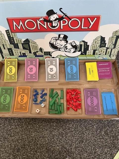 VINTAGE MONOPOLY UK Version Board Game . Sealed Contents £117.00 ...