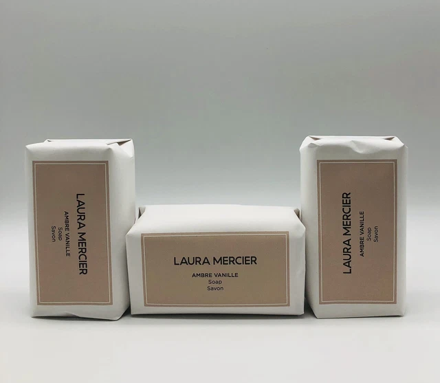 LAURA MERCIER-BODY & Bath Amber Vanilla Soap Trio 3x4.2oz/119g 50%OFF ...