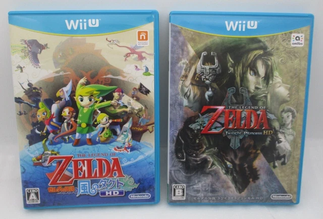 WII U LA Légende De Zelda Twilight Princesse HD & The Wind Waker HD ...
