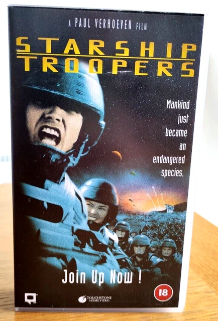 STARSHIP TROOPERS VHS 1998 Paul Verhoeven Sci Fi Action Classic Casper ...