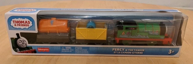 THOMAS AND FRIENDS Motorized Percy & The Tanker Gyw13 - Box Damage £10. ...