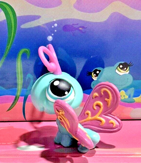 LITTLEST PET SHOP Lps Authentic Teal And Purple Butterfly #355 EUR 10 ...