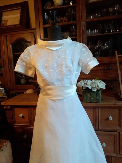 ROBE DE MARIÉE vintage MAGGY ROUFF PARIS modèle Edition- brodée ...