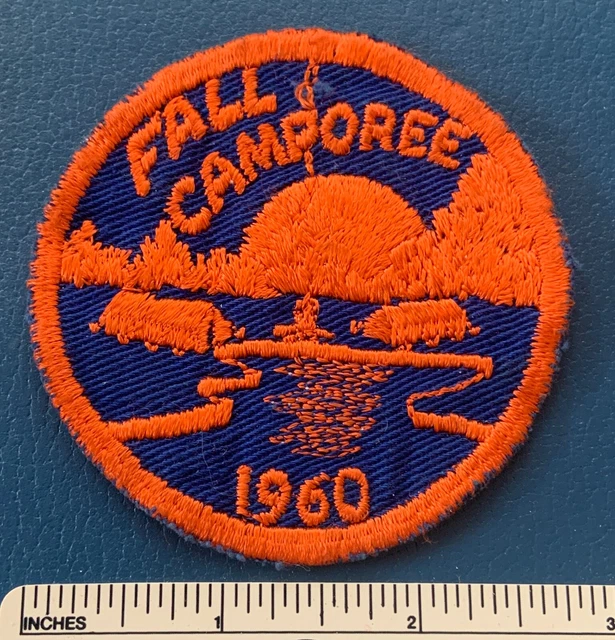 VINTAGE 1960 FALL CAMPOREE Boy Scouts of America PATCH Generic BSA Camp Badge £16.92 - PicClick UK