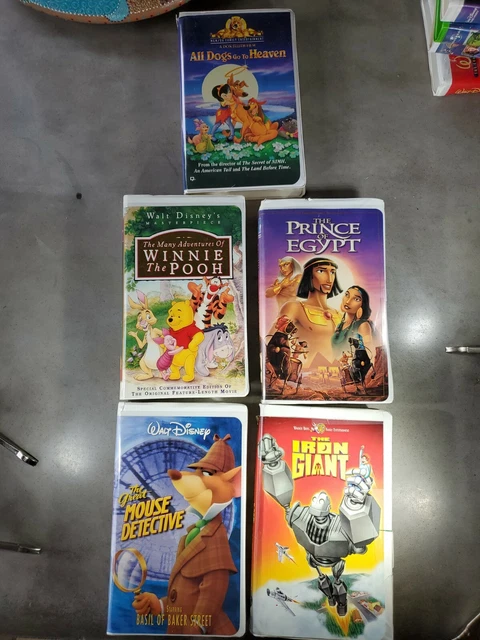 LOT OF 5 Disney VHS Video Tapes Kid Children Animated $8.06 - PicClick CA