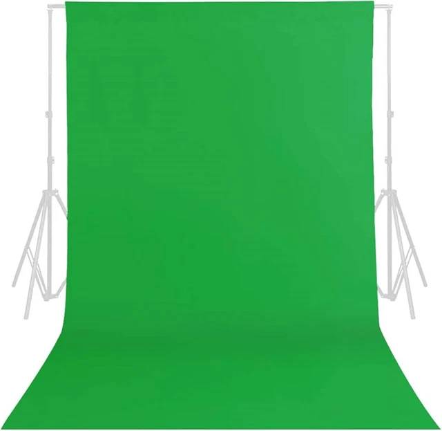 GREEN SCREEN BACKDROP, 2M x 3M(6.6ft x 9.8ft) Portable Extra Lager £20. ...
