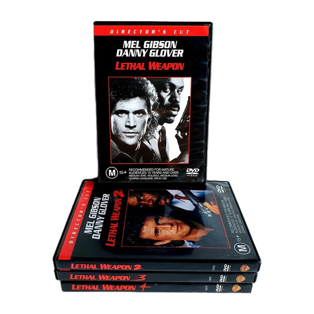 LETHAL WEAPON 1-4 Complete Movie Set DVD Cop Action Comedy, Mel Gibson ...