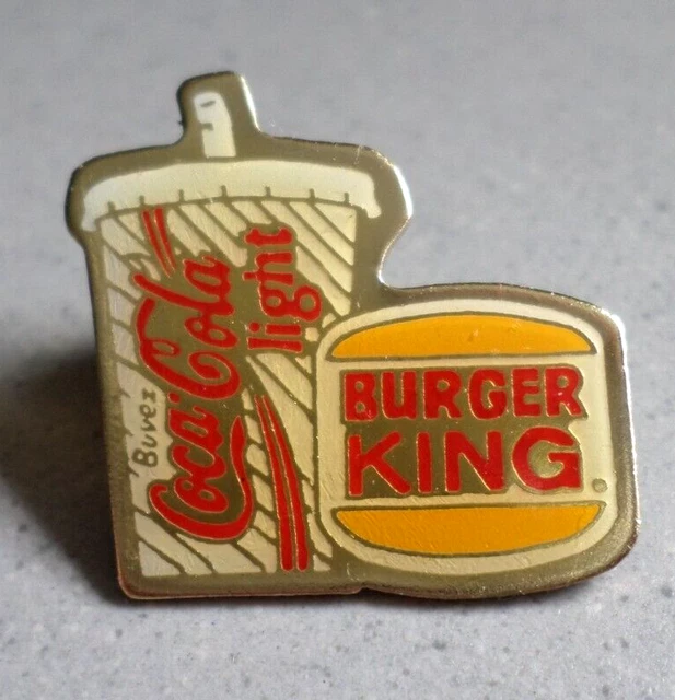 PIN'S BURGER KING / FAST FOOD / HAMBURGER COCA-COLA LIGHT COKE FANTA ...