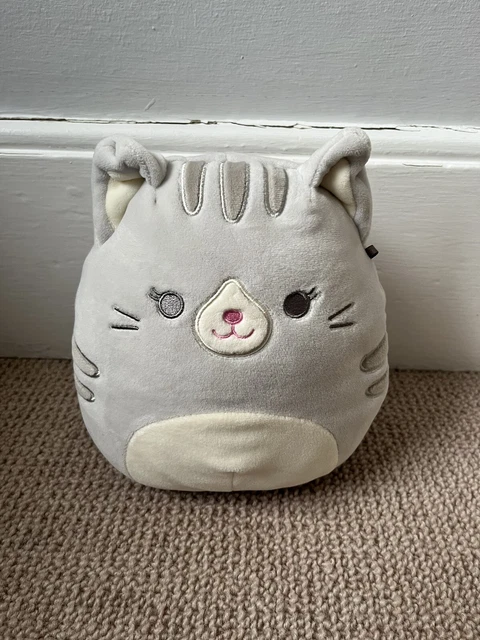 SQUISHMALLOWS TALLY GREY Tabby Cat Kitten Soft Plush Toy 7.5” £8.00 ...