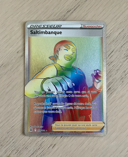 CARTE POKÉMON SALTIMBANQUE Rainbow 179/172 EB09 Stars Étincelantes FR ...