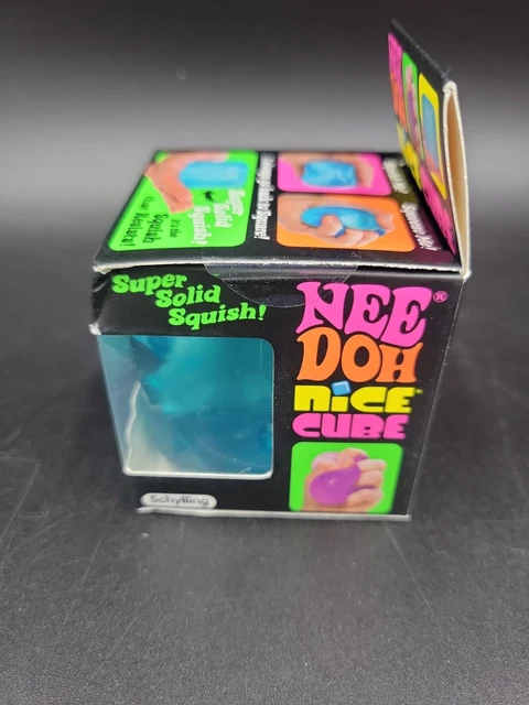 NEE DOH NICE Cube - Super Solid Squish! (Blue) - Brand New/Factory ...