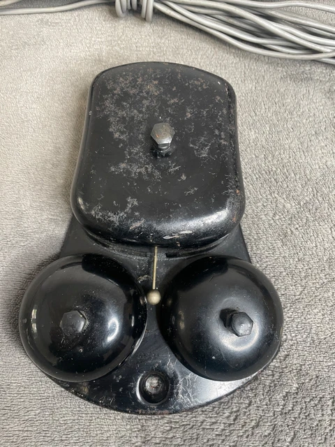VINTAGE GPO TELEPHONE double wall bell with cable £30.00 - PicClick UK