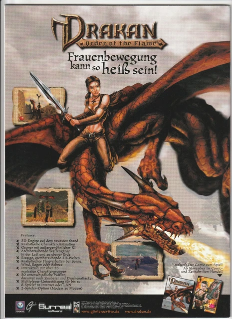 DRAKAN: ORDER OF THE FLAME #1, Carlsen Comics 1999 COMICHEFT TOP Z1 EUR ...