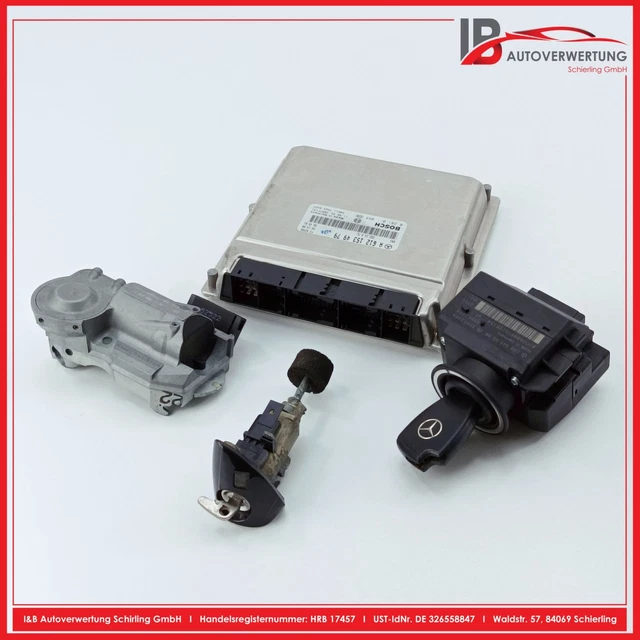 MERCEDES BENZ C-CLASS Combi W203 C270 CDI Engine Control Unit SET ...