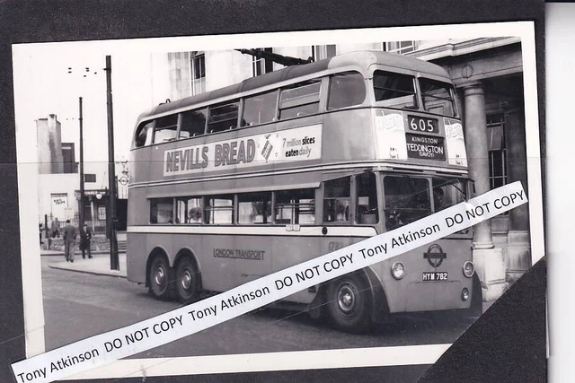 LONDON TRANSPORT - Q1 Type Trolley Bus No. 1782 @ Wimbledon - Photo ...