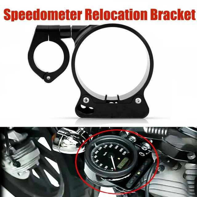 CNC SIDE MOUNT Speedometer Relocation Bracket For Harley Sportster 883 ...