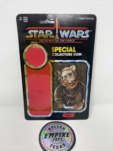 WAROK EWOK LAST 17 CARDBACK Star Wars POTF 1985 Kenner Actionfigur EUR ...