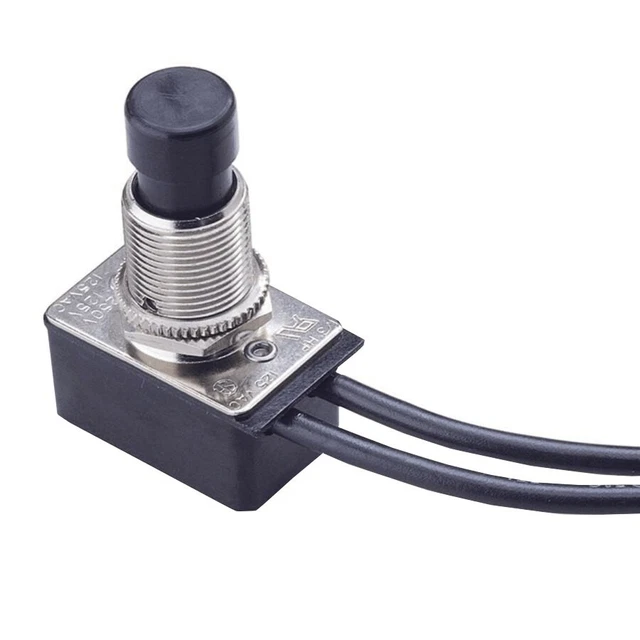 SINGLE POLE SINGLE Throw Push Button Canopy Switch $18.81 - PicClick CA