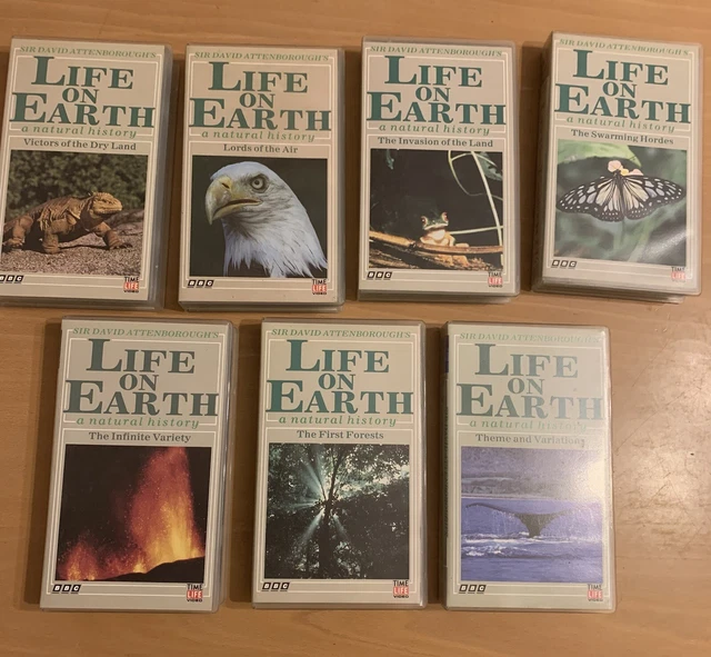 LIFE ON EARTH BBC VHS bundle (1990) £2.00 - PicClick UK