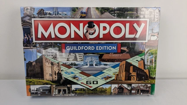 HASBRO MONOPOLY UK City Guildford Edition Board Game New Sealed 2019 ...