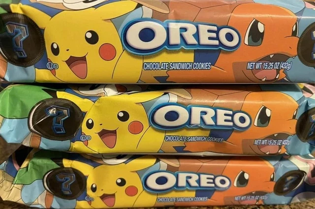 OREO X POKÉMON Limited Edition Chocolate Sandwich Cookies (15.25 Oz) x ...