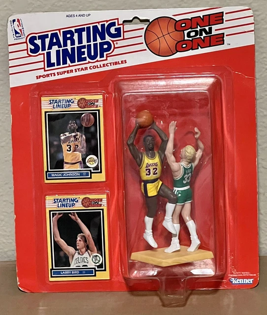 1989 KENNER STARTING Lineup One on One Larry Bird & Magic Johnson EUR ...