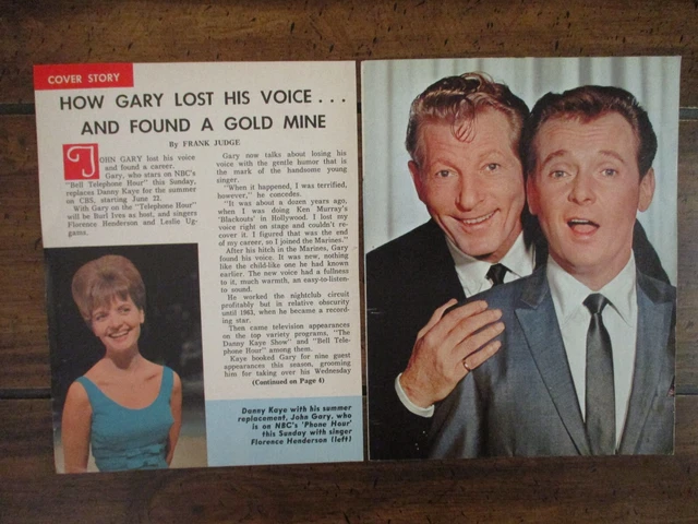 1966 DETROIT TV-MAGAZIN (Florence Henderson/John Gary/David Wayne/Burl ...