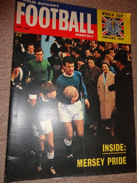 MAGAZINE CHARLES BUCHAN'S Football 1966 world cup issue 179 mersey ...