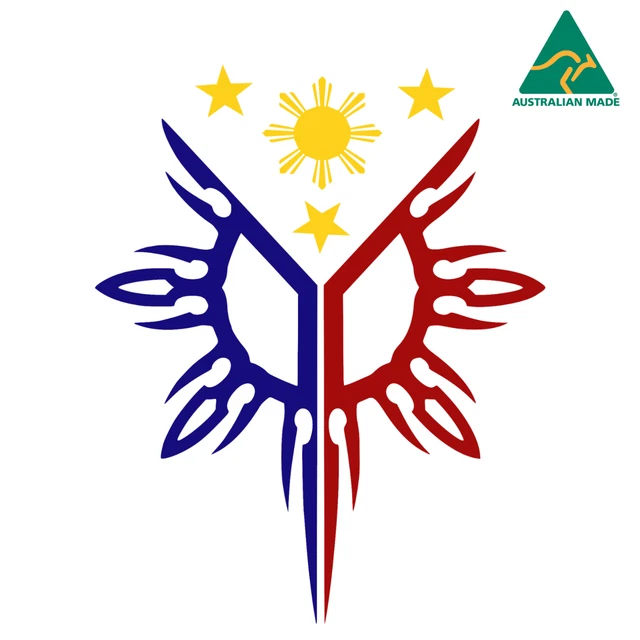 PHILIPPINES STAR ASTIG Colours Vinyl Decal Sticker 16 cm x 13 cm $7.95 ...