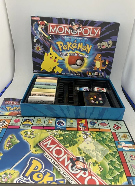 MONOPOLY POKEMON GOTTA Catch 'em All Collectors Edition Complete VGC ...