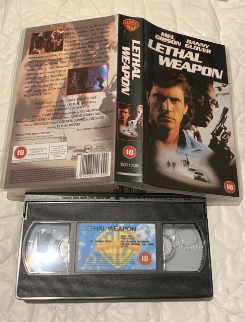 LETHAL WEAPON {1987, Vhs} Mel Gibson, Danny Glover. Rare & Oop ~ Deleted Title!! EUR 1,16 ...