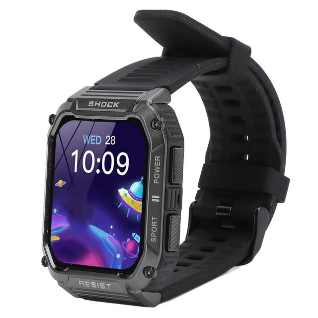 SMART SPORTS WATCH 800mAh Rechargeable Multifunction Full Touch Smart ...