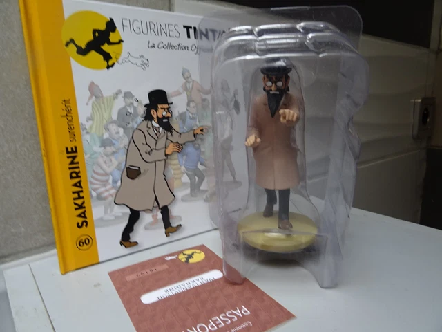 FIGURINE TINTIN N° 60 SAKHARINE collection officielle EUR 55,00 ...