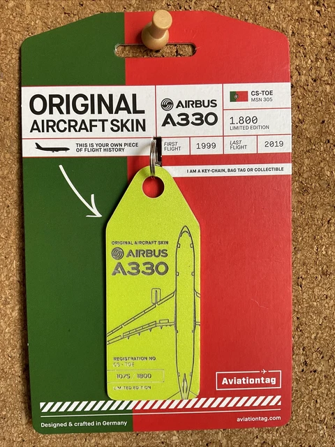 *RARE* AVIATIONTAG | Tap Air Portugal Airbus A330-200 Cs-Toe | Msn 305 ...