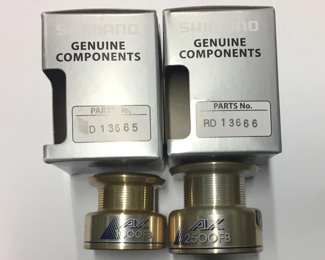 SHIMANO BOBINA RICAMBIO Originale Ax 1000Fb 2500Fb 4000Fb Spare Spool ...
