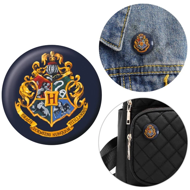 HOGWARTS SCHOOL CREST PIN BADGE 25mm/1" Harry Potter OFFICIAL ...