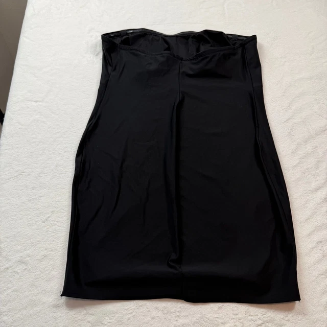 TORRID STRAPLESS FULL Slip Women 46 Black Good Tummy Control Shapewear ...