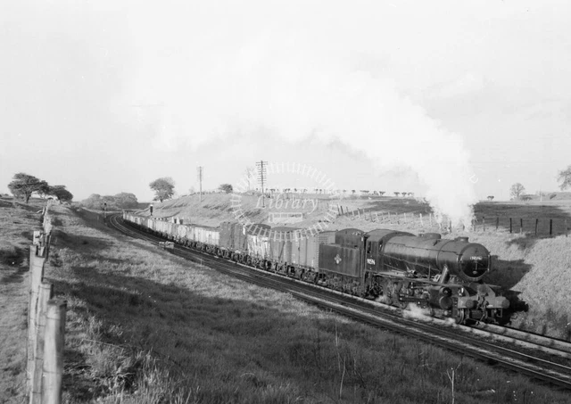 PHOTO BRITISH RAILWAYS Steam Locomotive 90596 nr Cadder Yard on 12th ...