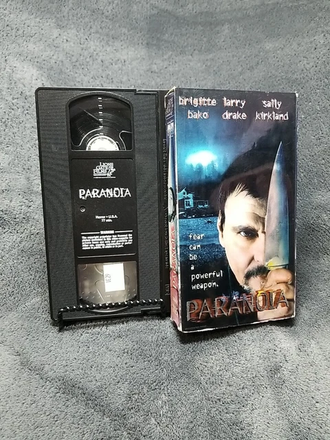 PARANOIA VHS 1998 Sterling Horror/Slasher Rare Film Larry Drake Movie ...