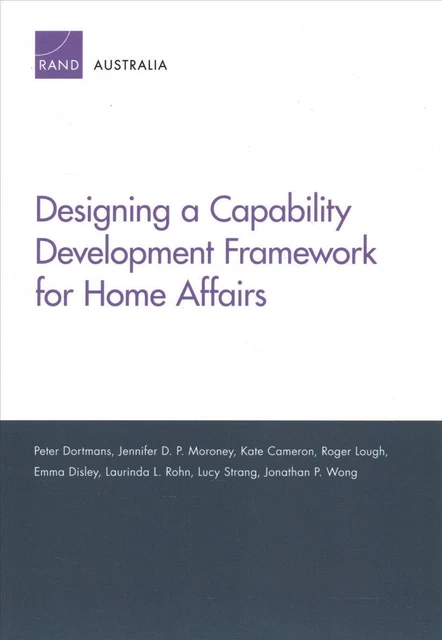 DESIGNING A CAPABILITY Development Framework for Home Affairs by Peter ...